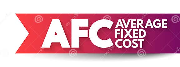 AFC - Average Fixed Cost is the Fixed Costs of Production Divided by ...