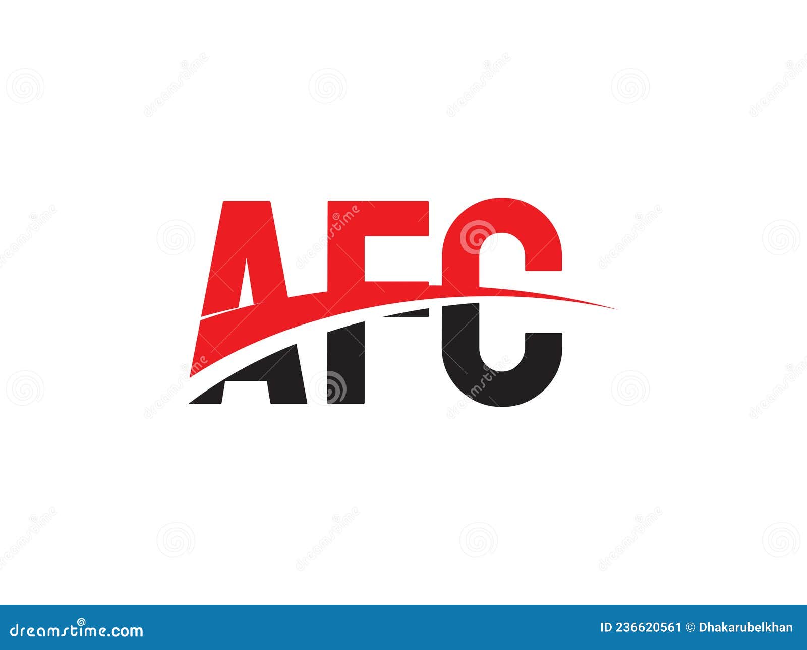 AFC Letter Initial Logo Design Vector Illustration Stock Vector ...