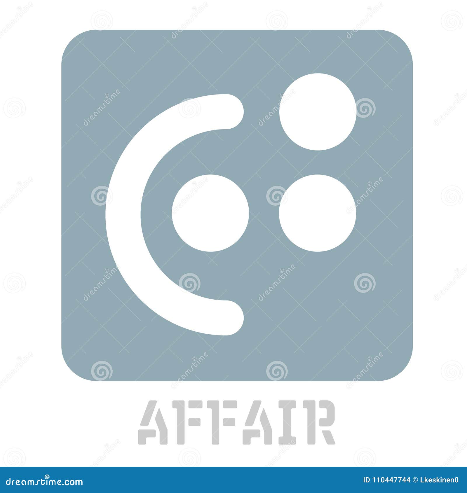 Affair Conceptual Graphic Icon Stock Vector - Illustration of sign ...