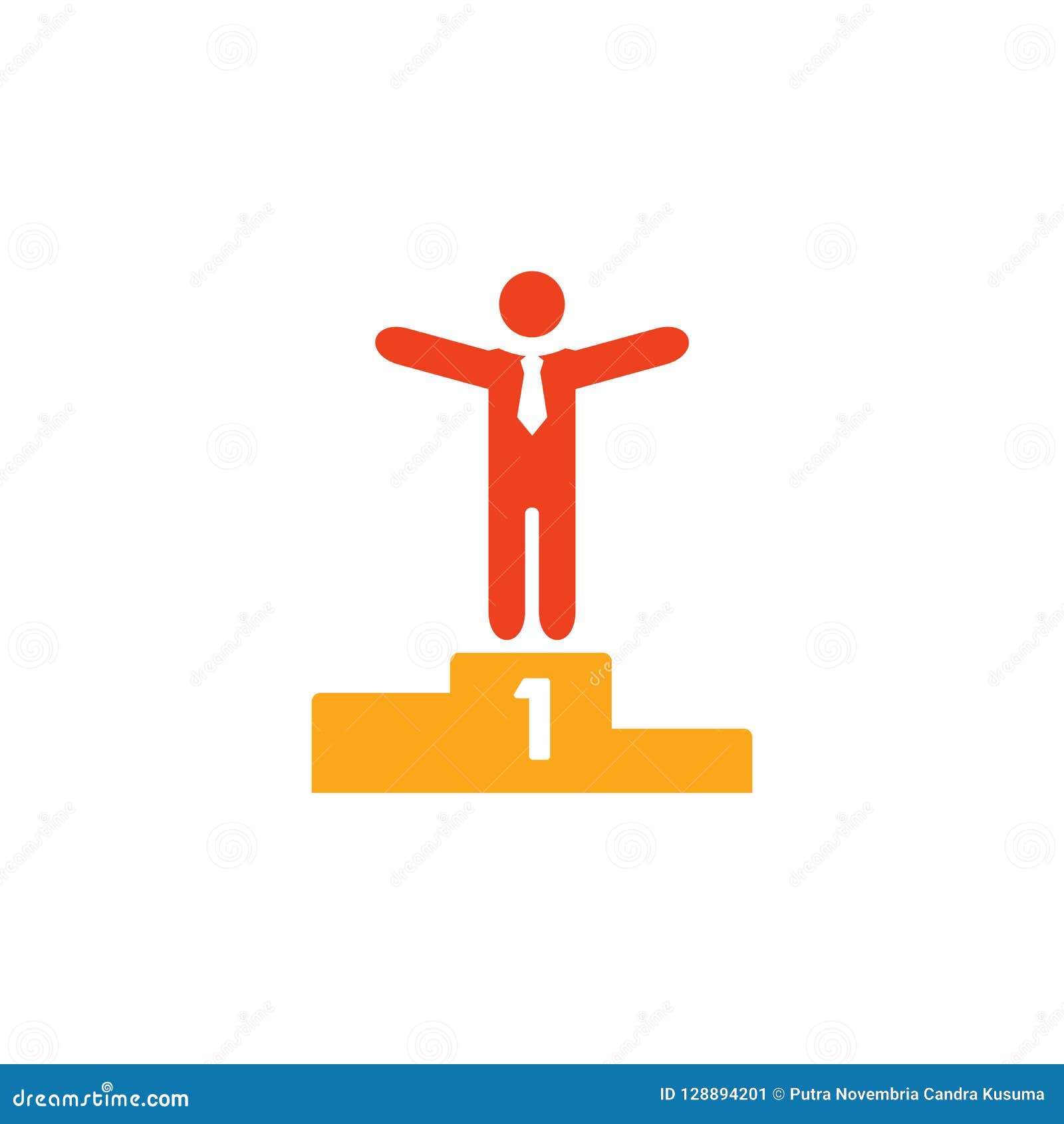 Affaires Logo Icon Design De Gagnant Illustration de Vecteur ...