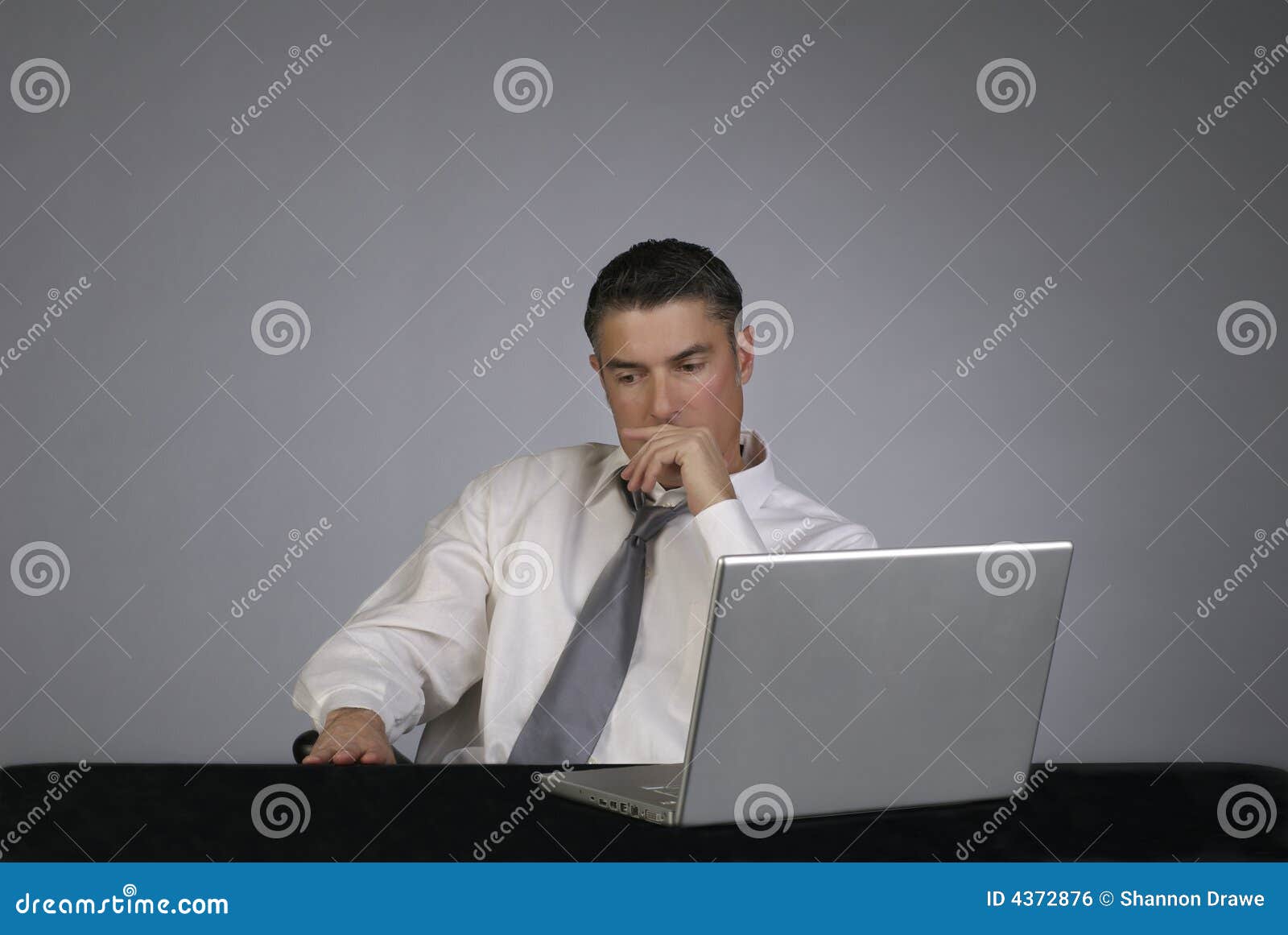 Affaires Masculines Person Looking Serious Picture. Image: 4372876