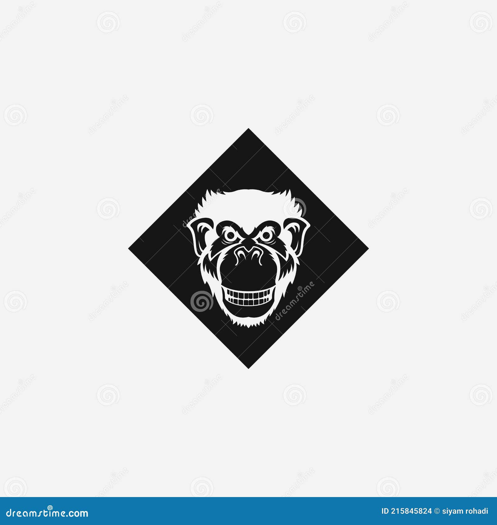 Affe Vektor Illustration Design Symbol Vektor Abbildung - Illustration ...