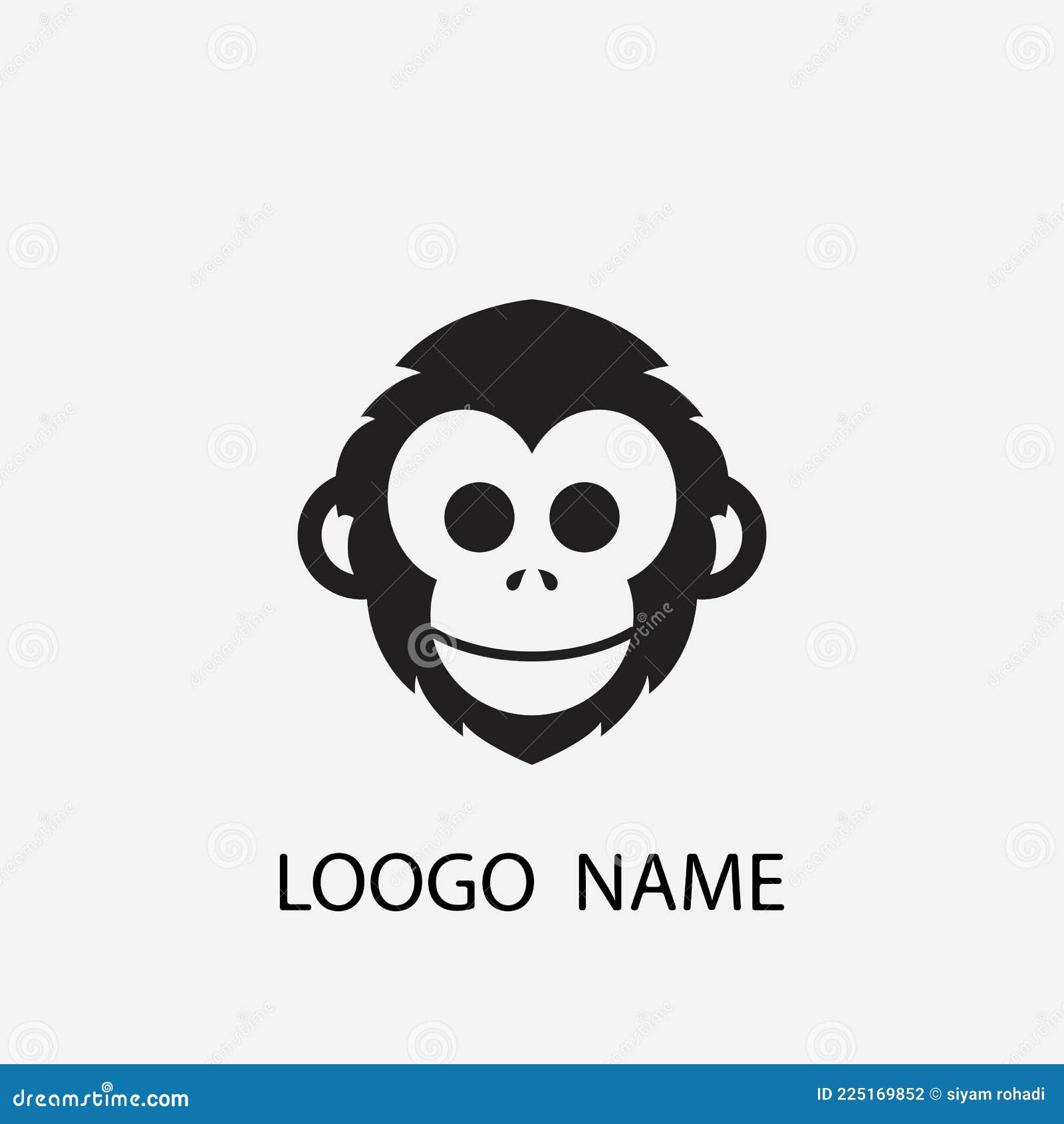 Affe Vektor Illustration Design Symbol Vektor Abbildung - Illustration ...