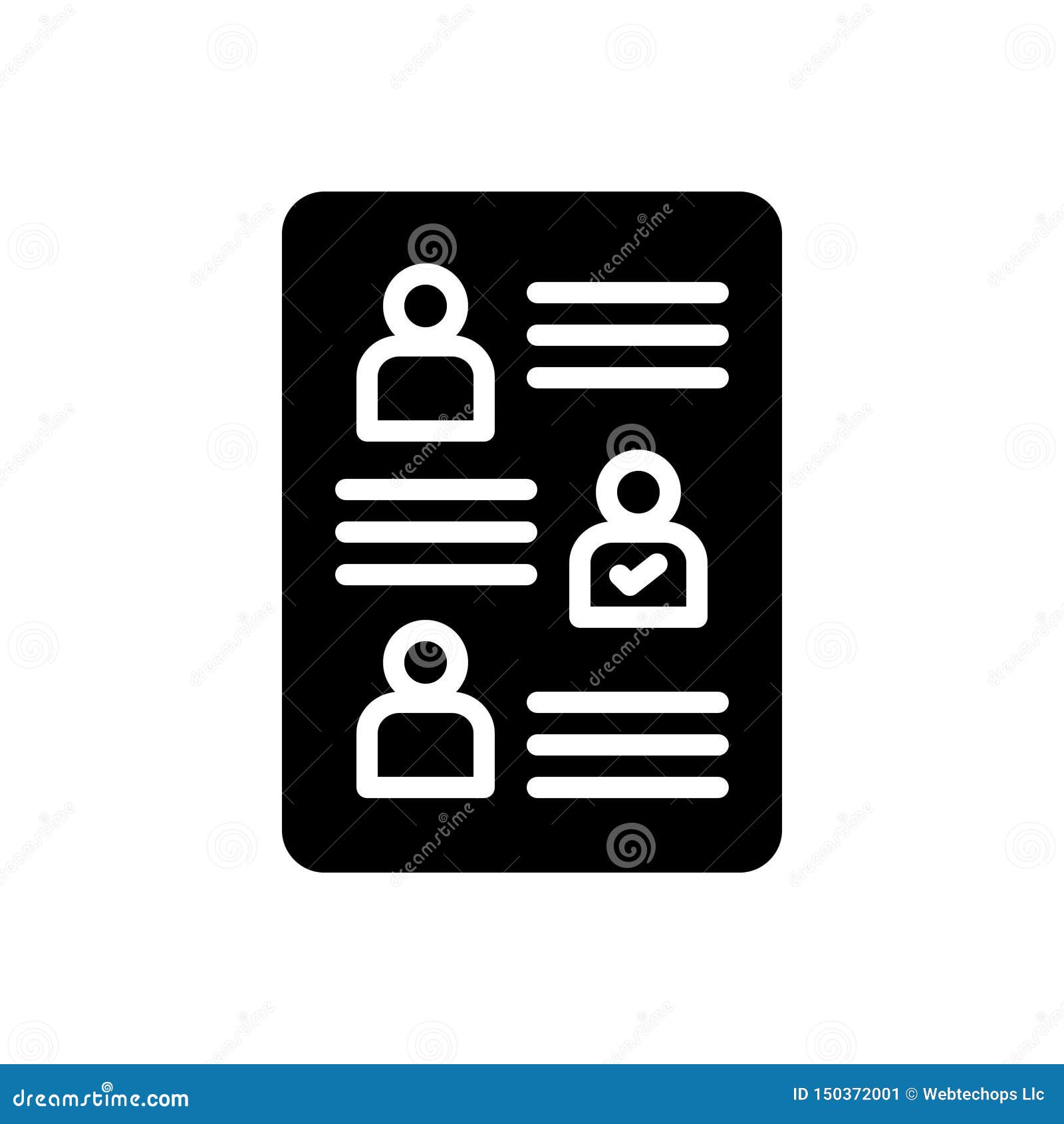 Black Solid Icon for Affectation, Sham and Pretense Stock Illustration ...