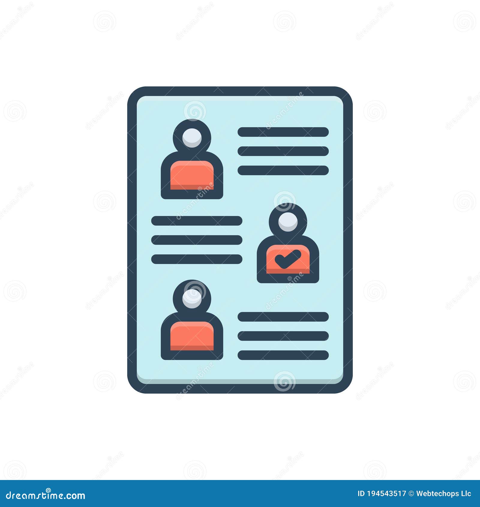 Color Illustration Icon for Affectation, Sham and Pretense Stock ...