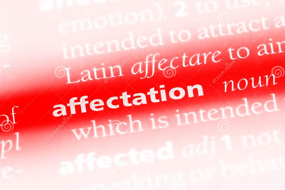 Affectation stock image. Image of text, info, writing - 114411853