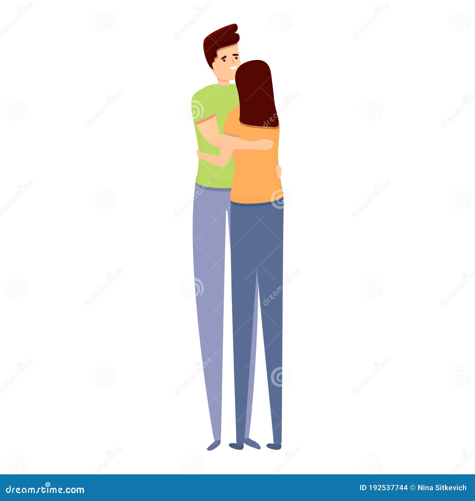 Affection Icon, Cartoon Style Stock Vector - Illustration of beautiful ...