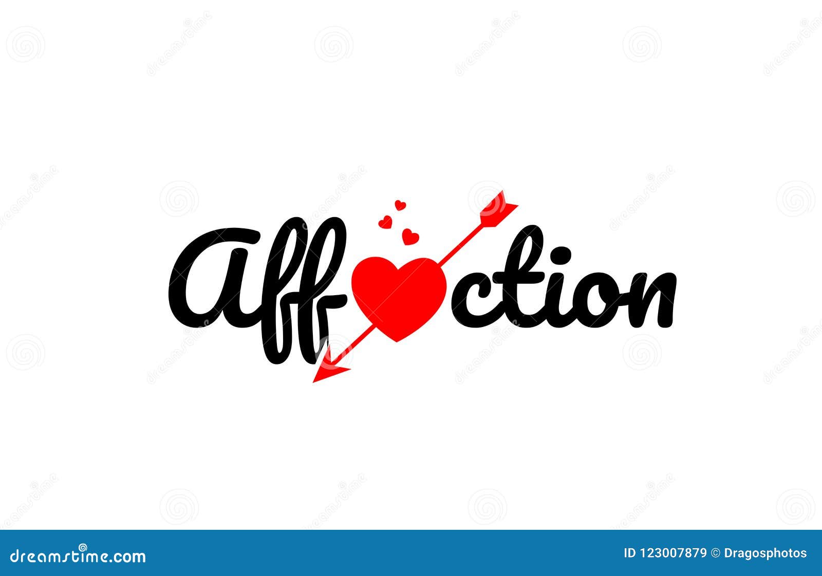 Affection Word Text Typography Design Logo Icon Stock Vector ...