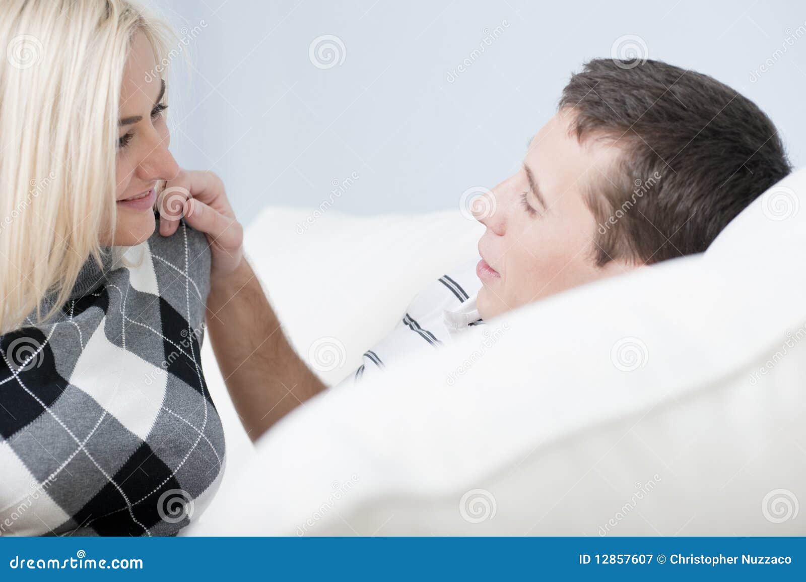 Affectionate Couple stock image. Image of brown, close - 12857607