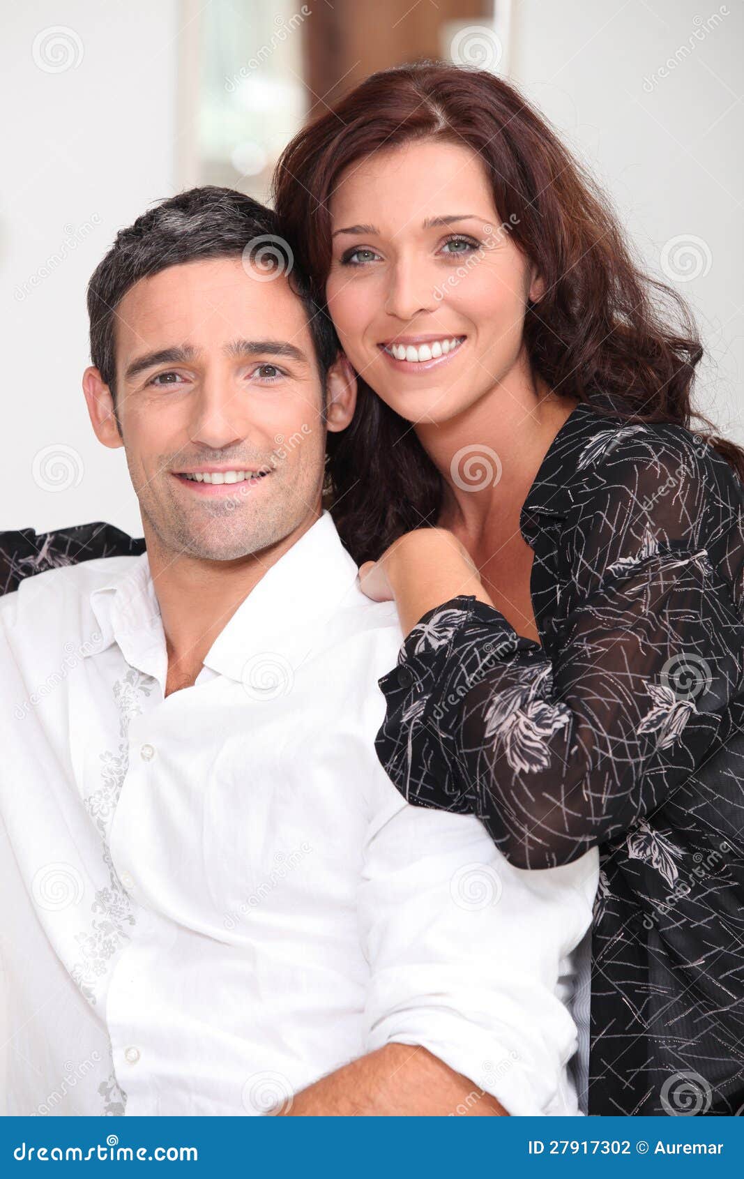 Affectionate couple stock photo. Image of shoulder, sitting - 27917302