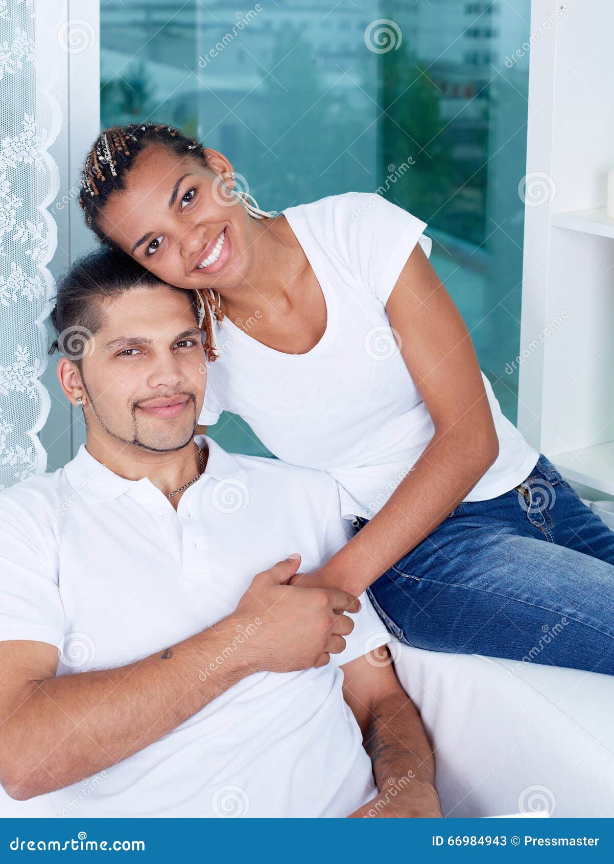 Affectionate couple stock image. Image of sweetheart - 66984943