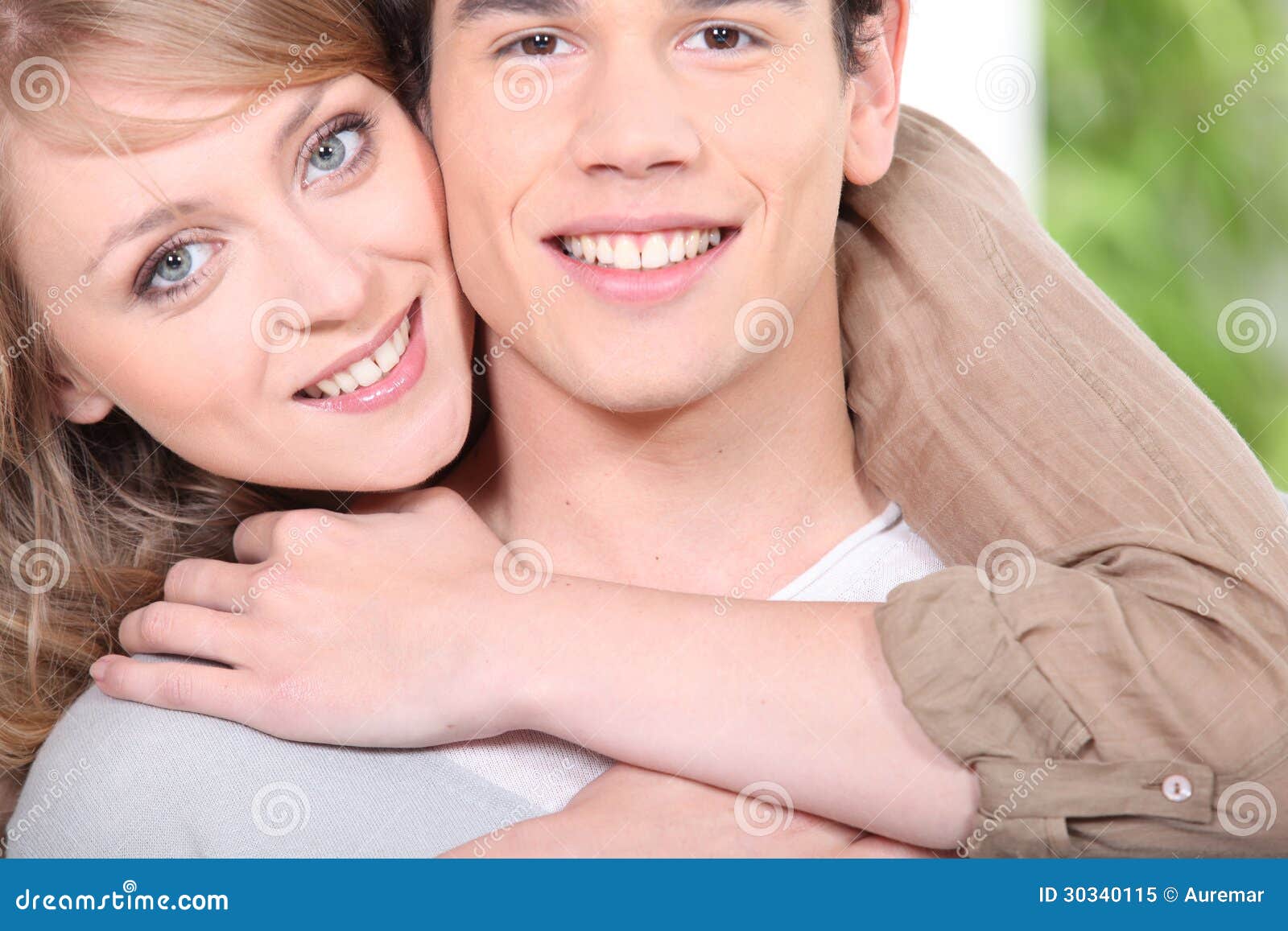 Affectionate couple stock image. Image of interiors, happy - 30340115
