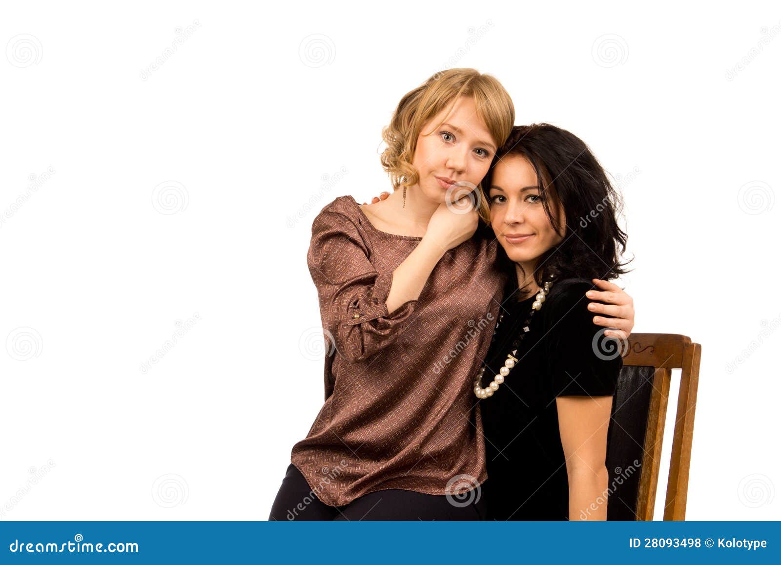 Affectionate Female Friends Stock Photo - Image of gorgeous, team: 28093498
