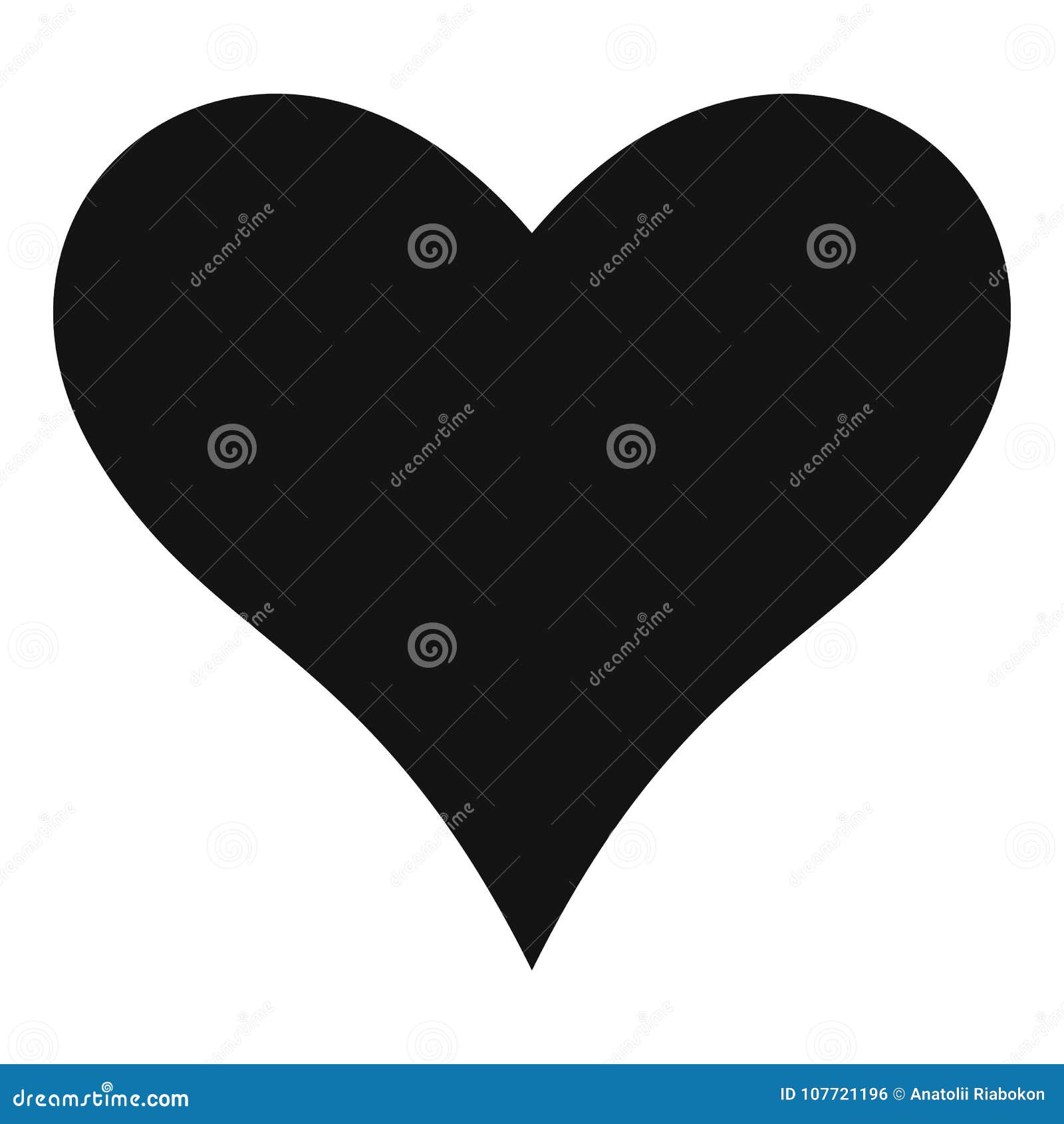 Affectionate Heart Icon, Simple Style. Stock Vector - Illustration of ...