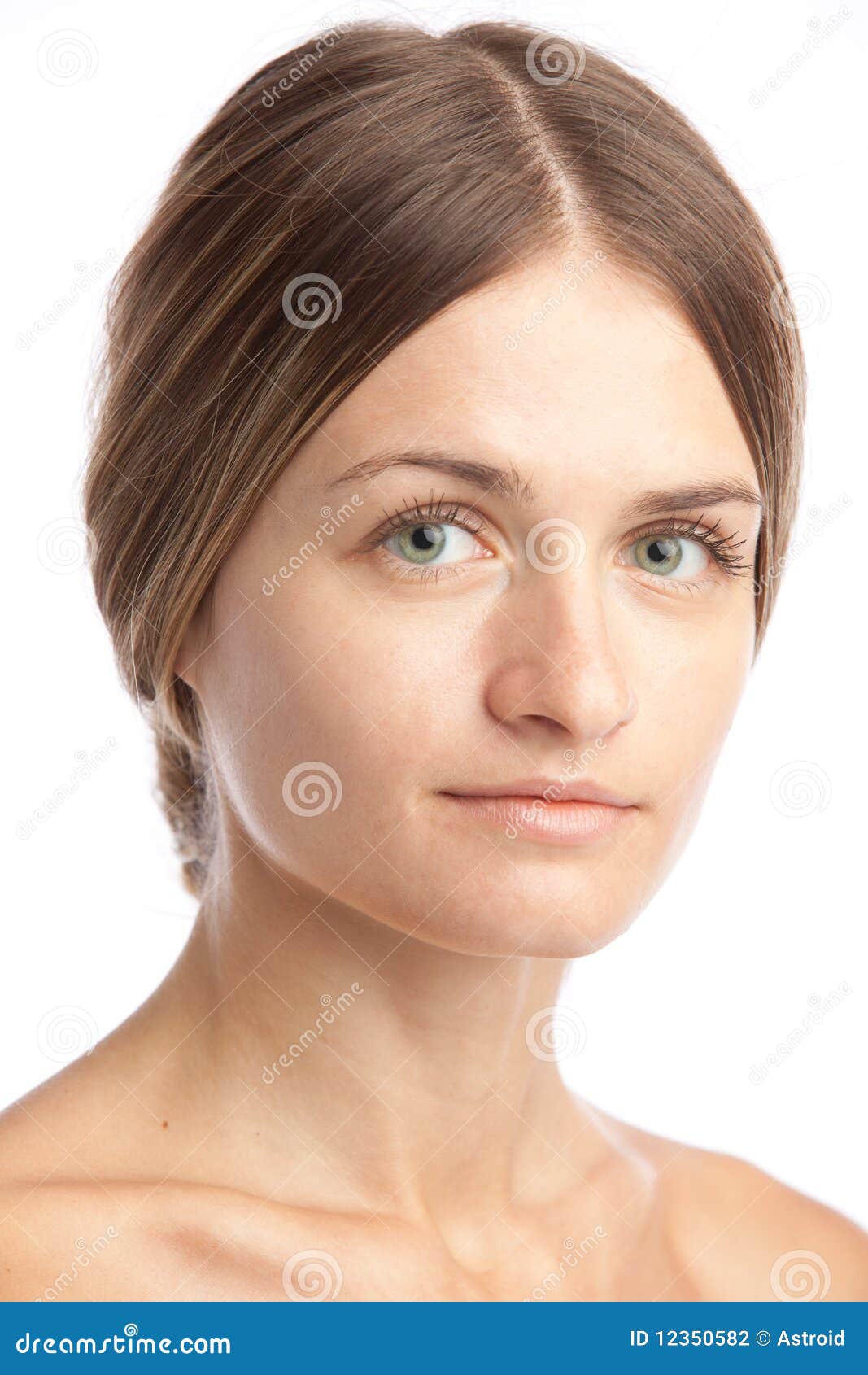 Affectionate woman stock photo. Image of gaze, front - 12350582