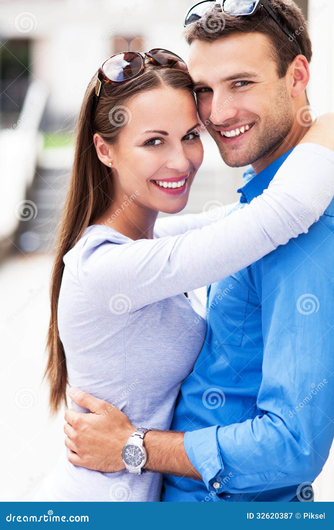 Affectionate young couple stock image. Image of people - 32620387