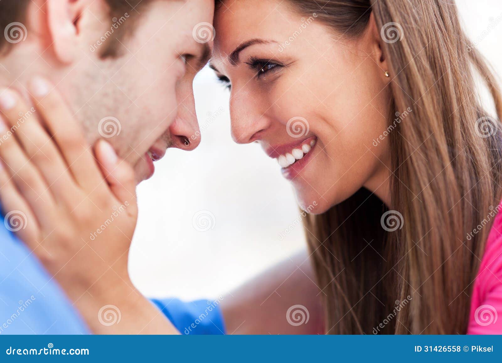 Affectionate young couple stock photo. Image of happy - 31426558