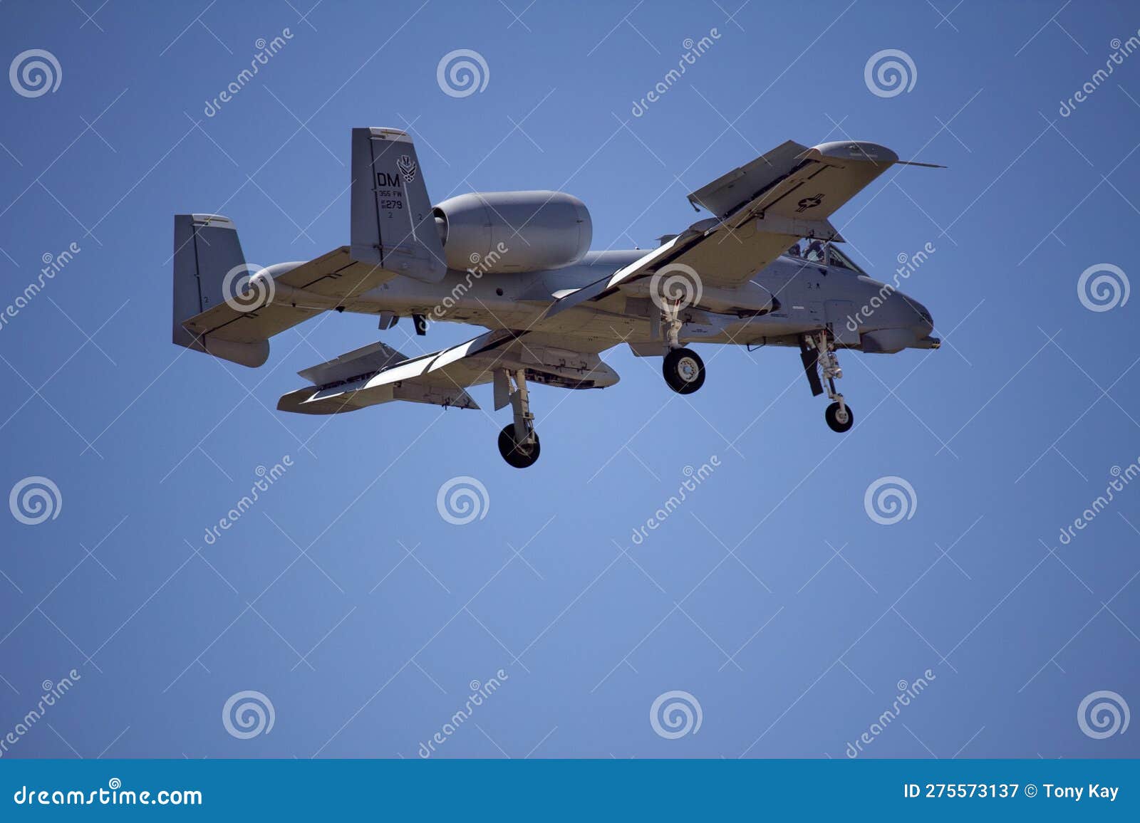A-10 Warthog at the Beale Air Force Base Airshow Editorial Photography ...