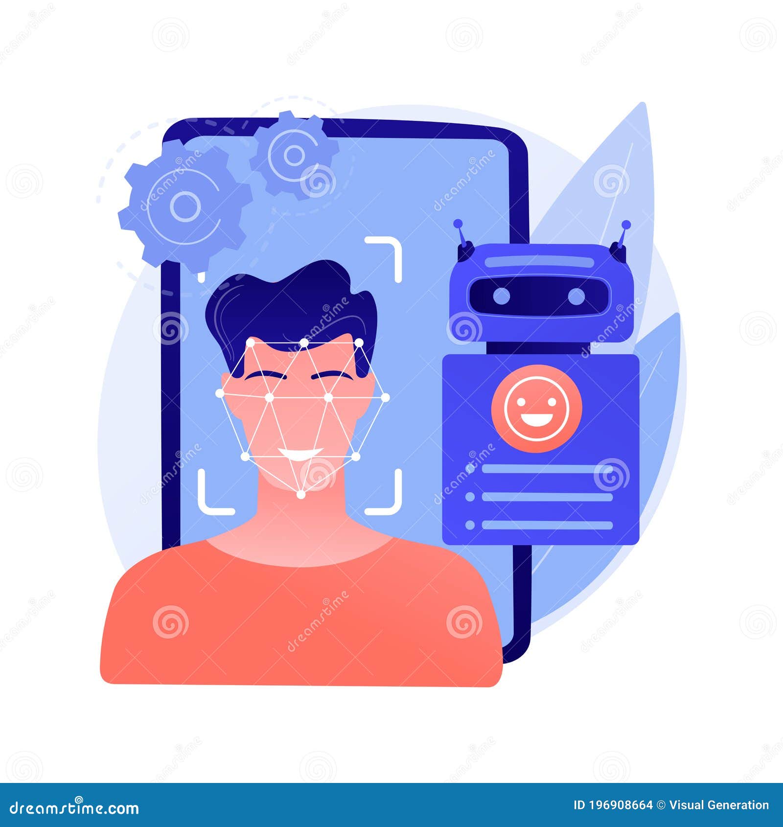 Affective Computing Abstract Concept Vector Illustration. Stock Vector ...