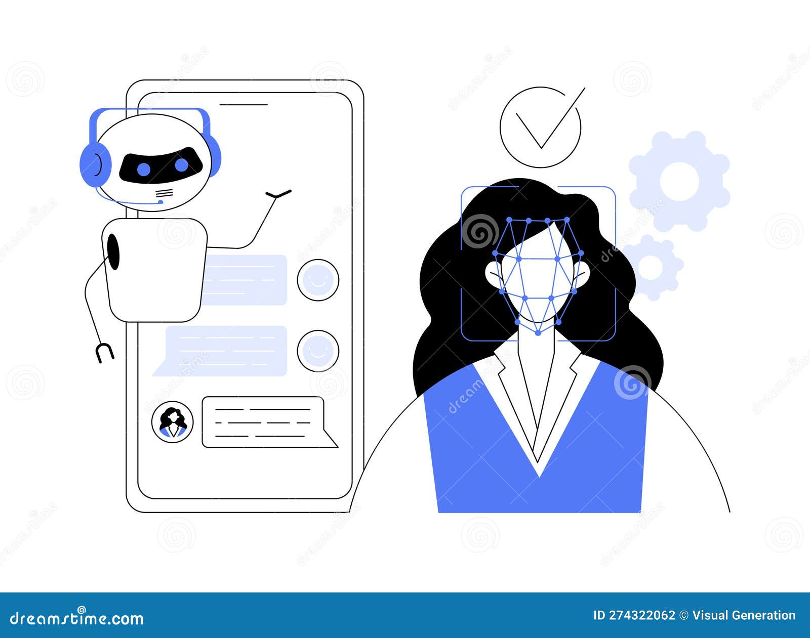 Affective Computing Abstract Concept Vector Illustration. Stock ...