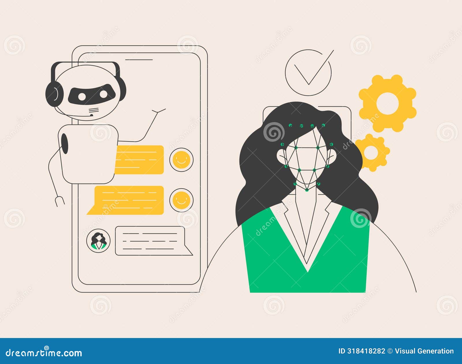 Affective Computing Black Solid Desktop Icon Royalty-Free Stock Photo ...