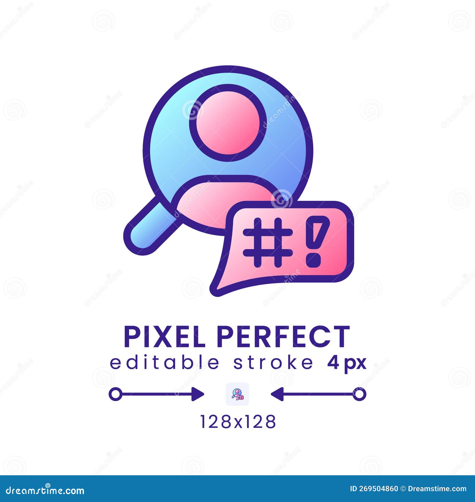 Affective Computing Gradient Fill Desktop Icon Stock Vector ...