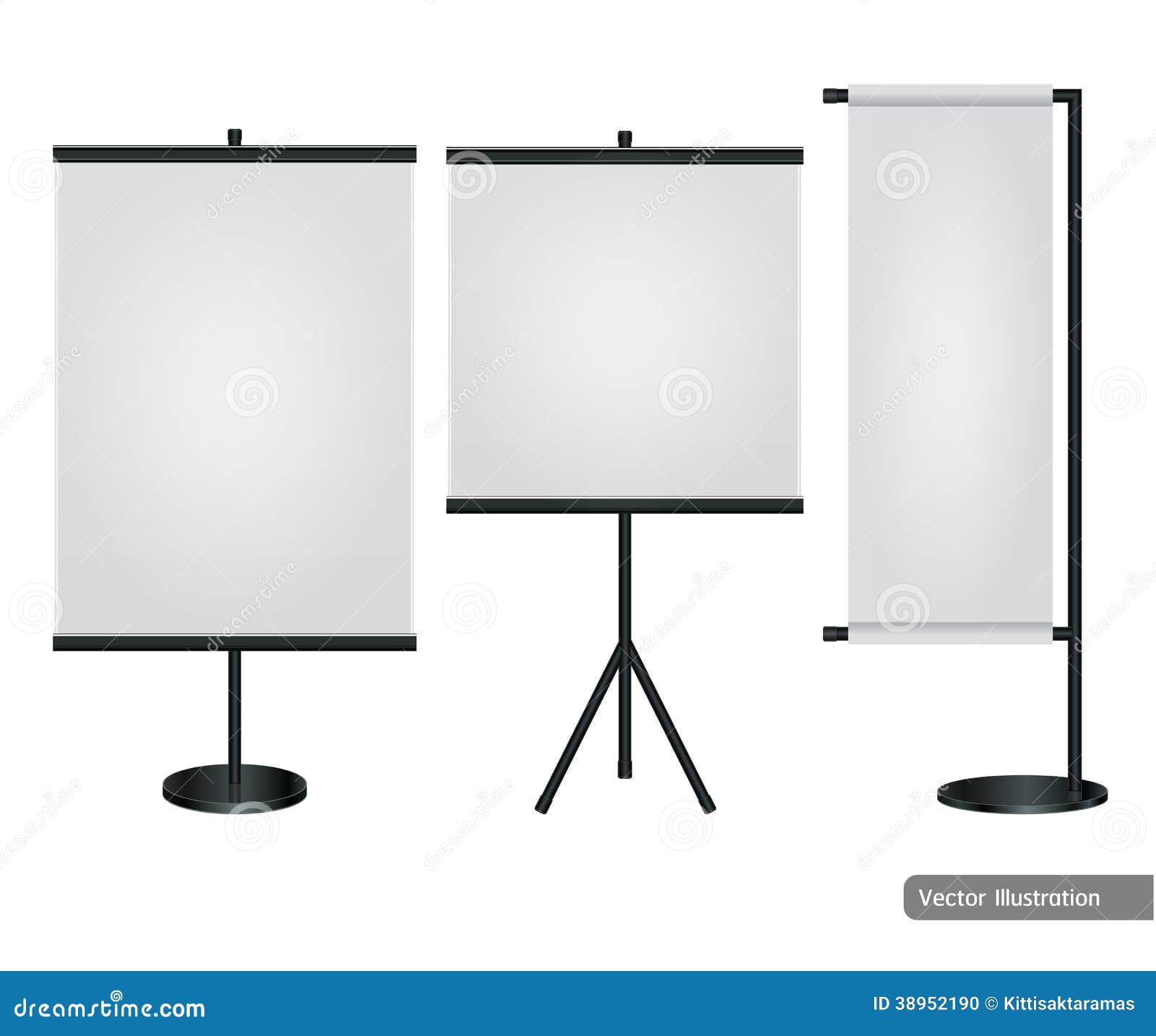 Affichage Commercial De Support D'exposition. Illustration de Vecteur ...