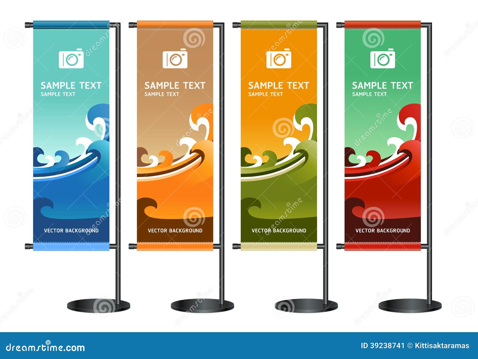 Affichage Commercial De Support D'exposition. Illustration de Vecteur ...