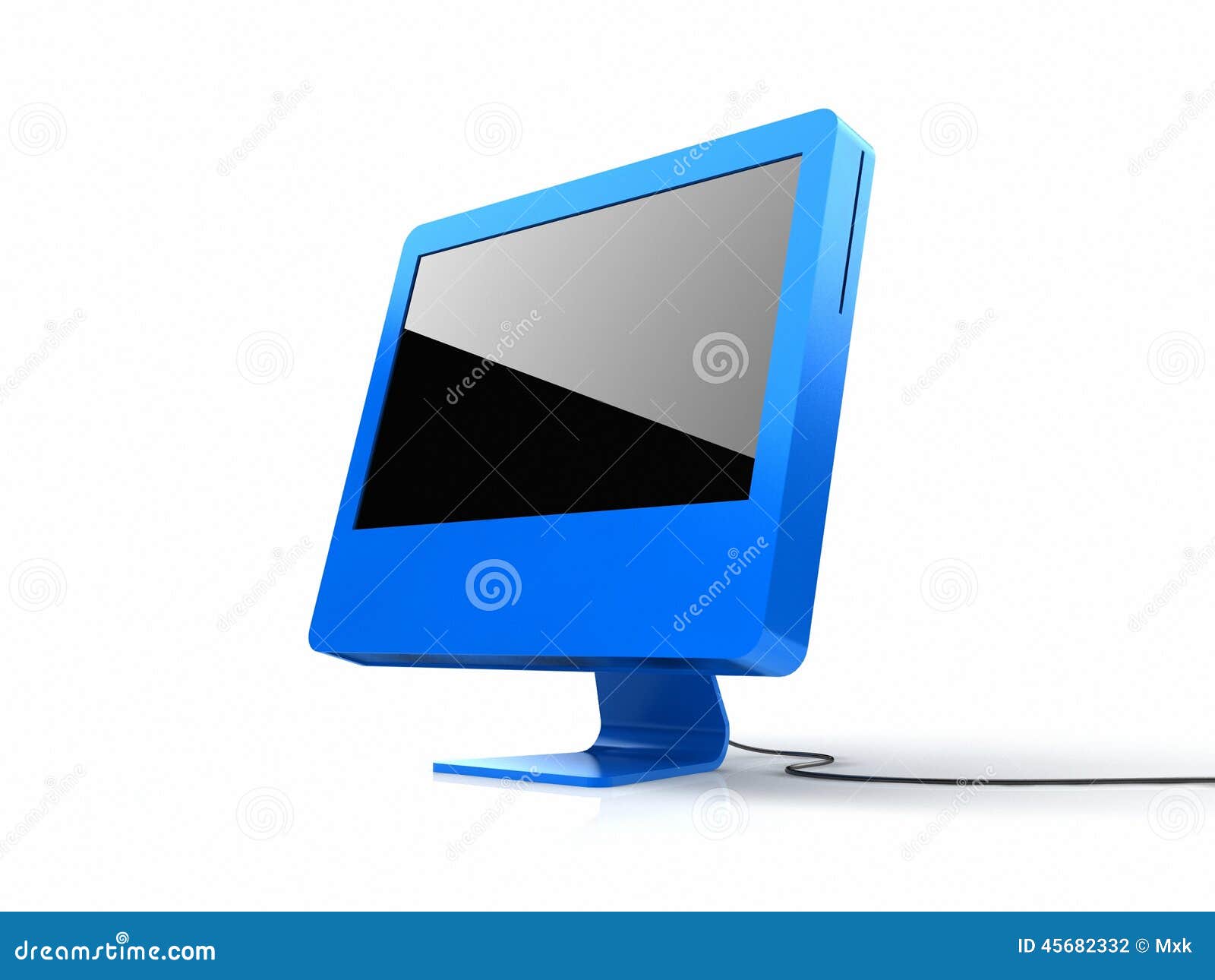Affichage d'ordinateur illustration stock. Illustration du ordinateur ...