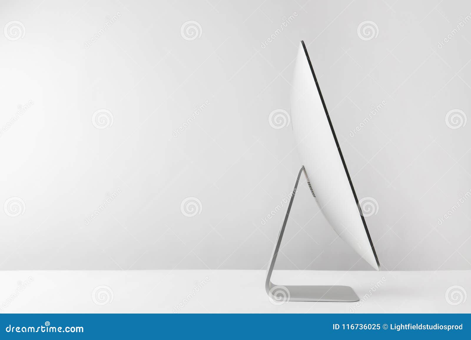 Affichage D'ordinateur De Bureau Moderne Image stock - Image du ...