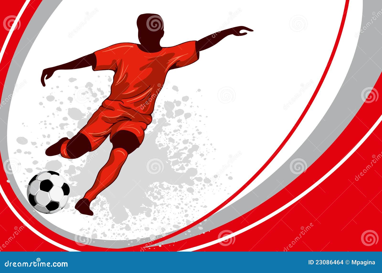 Affiche du football illustration de vecteur. Illustration du ...