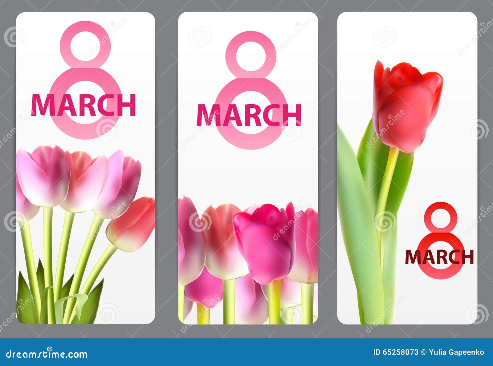 Affiche Illustration De Vecteur De Carte Du 8 Mars Illustration de ...