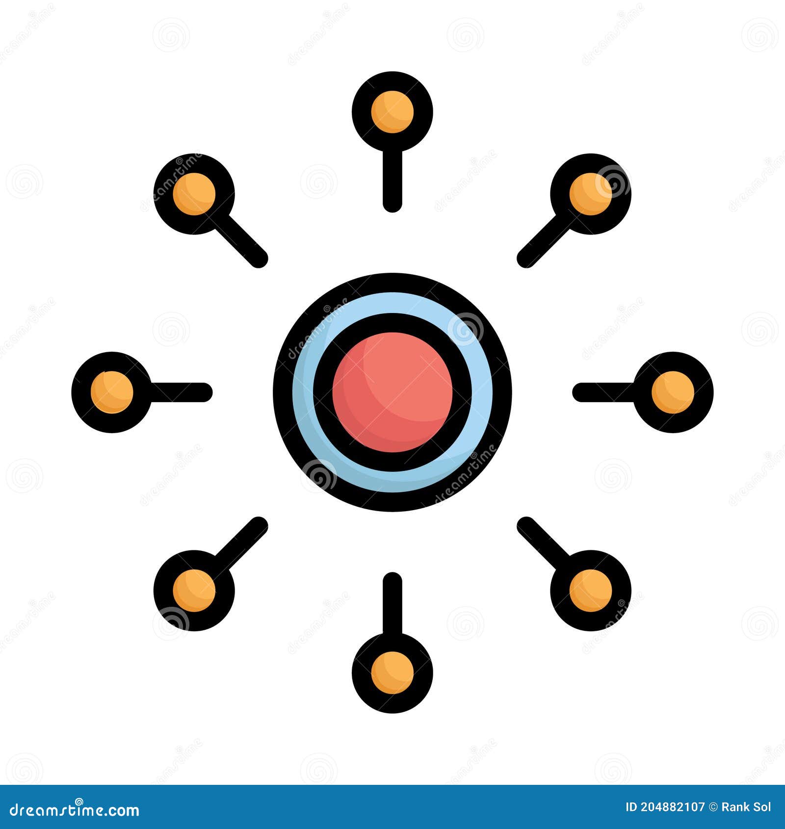 Affiliate, Affiliation Vector Icon Which Can Easily Modify or Edit ...