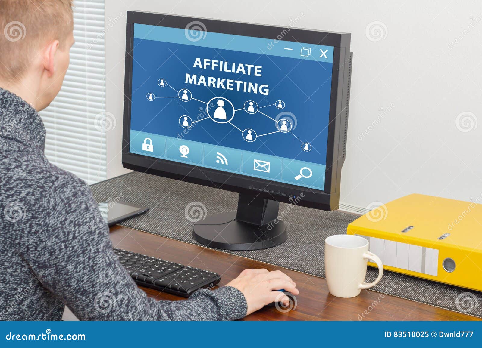 Affiliate marketing stock image. Image of digital, promotion - 83510025