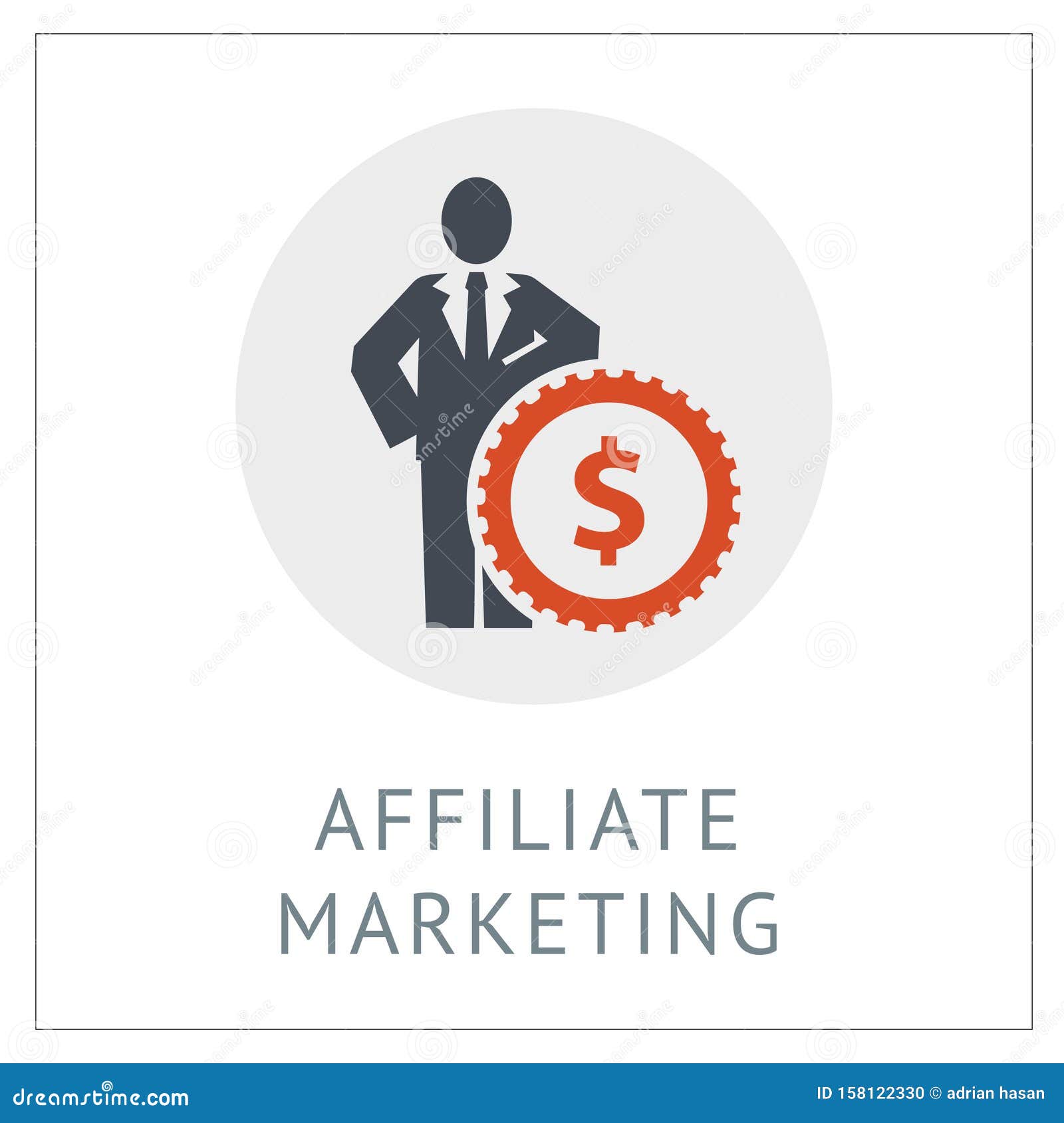 Affiliate Marketing Simpel Logo Icon Vector Ilustration Stock Vector ...