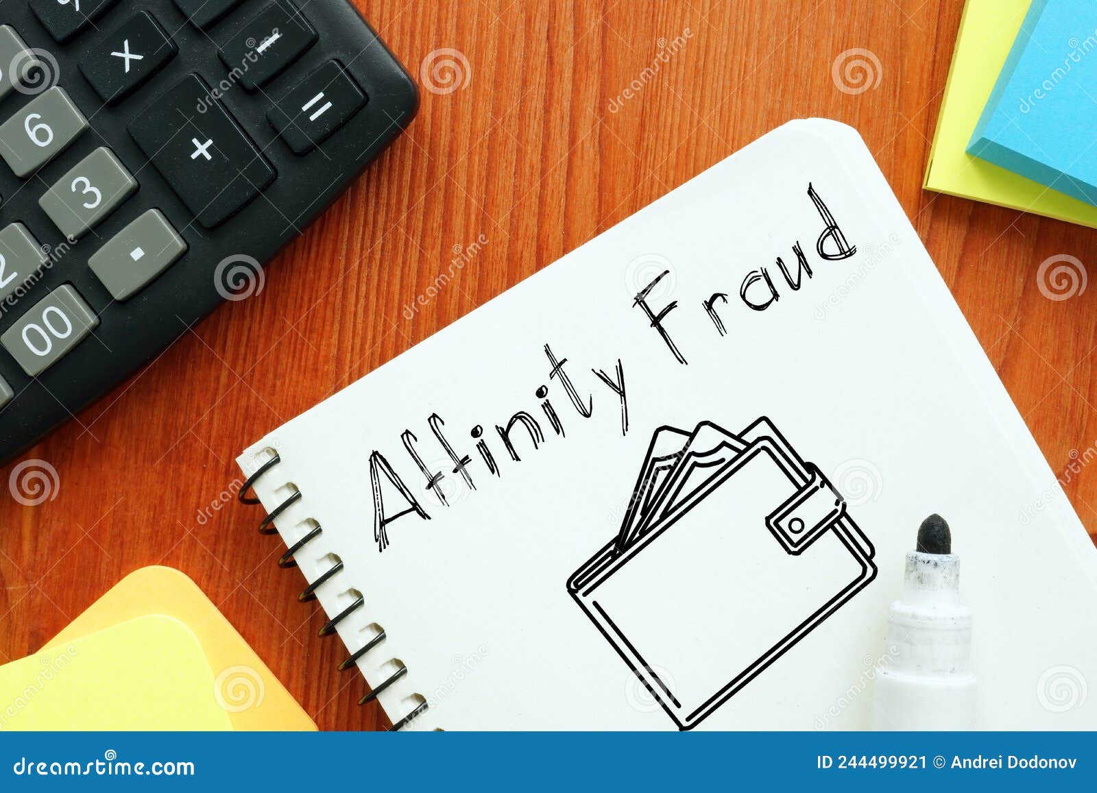 Affinity Fraud is Shown on the Photo Using the Text Stock Image - Image ...