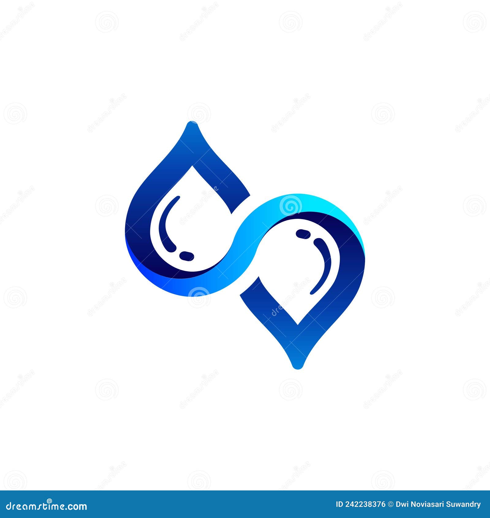 Affinity Water Logo in Gradient Style Stock Illustration - Illustration ...
