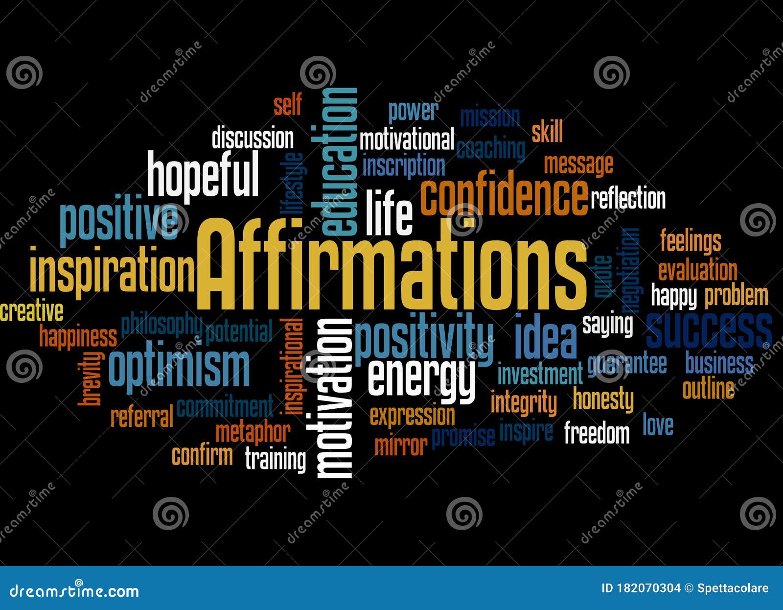 Affirmations Word Cloud Concept 3 Royalty-Free Stock Image ...