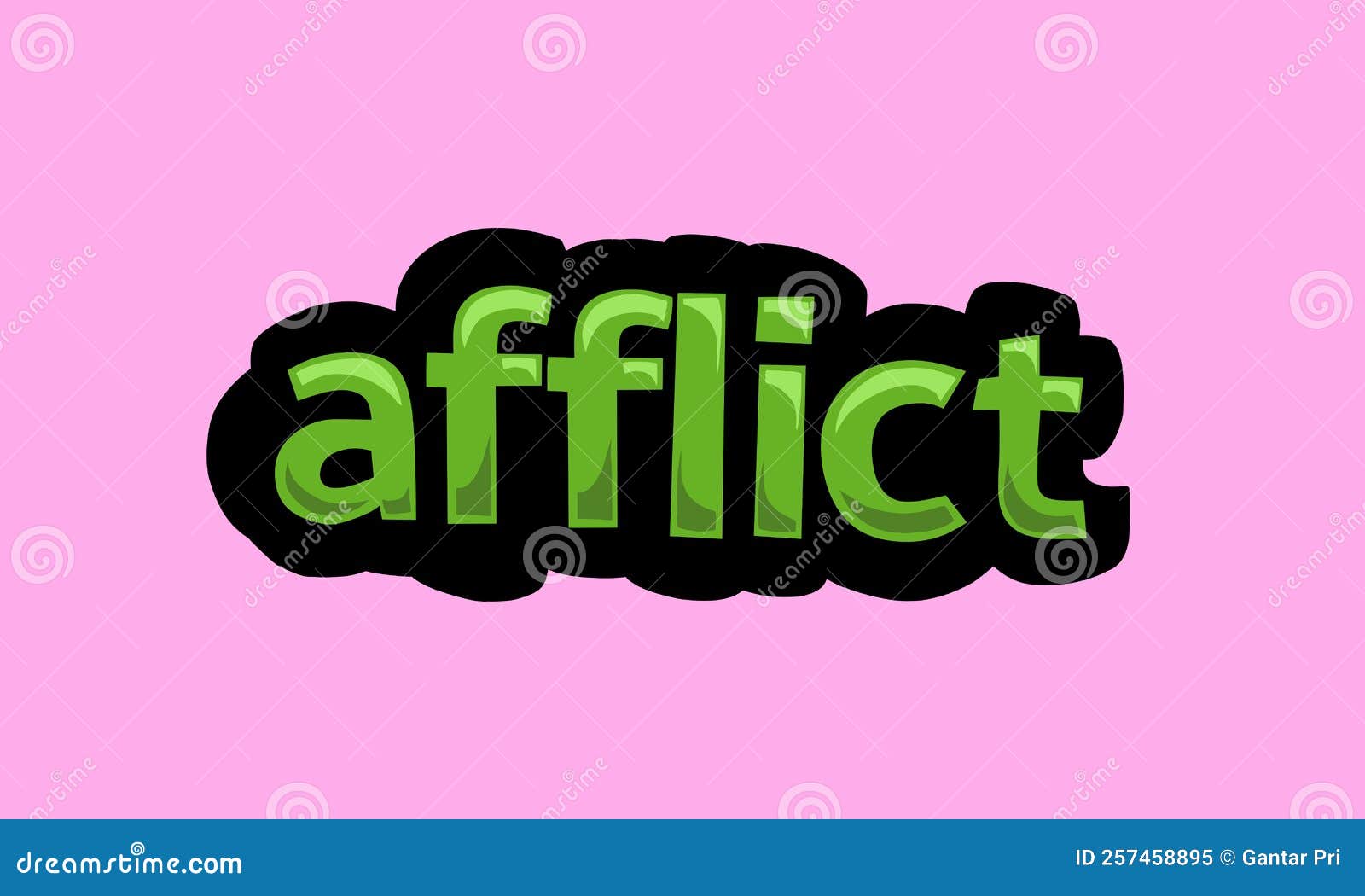 AFFLICTION Writing Vector Design On A Pink Background | CartoonDealer ...
