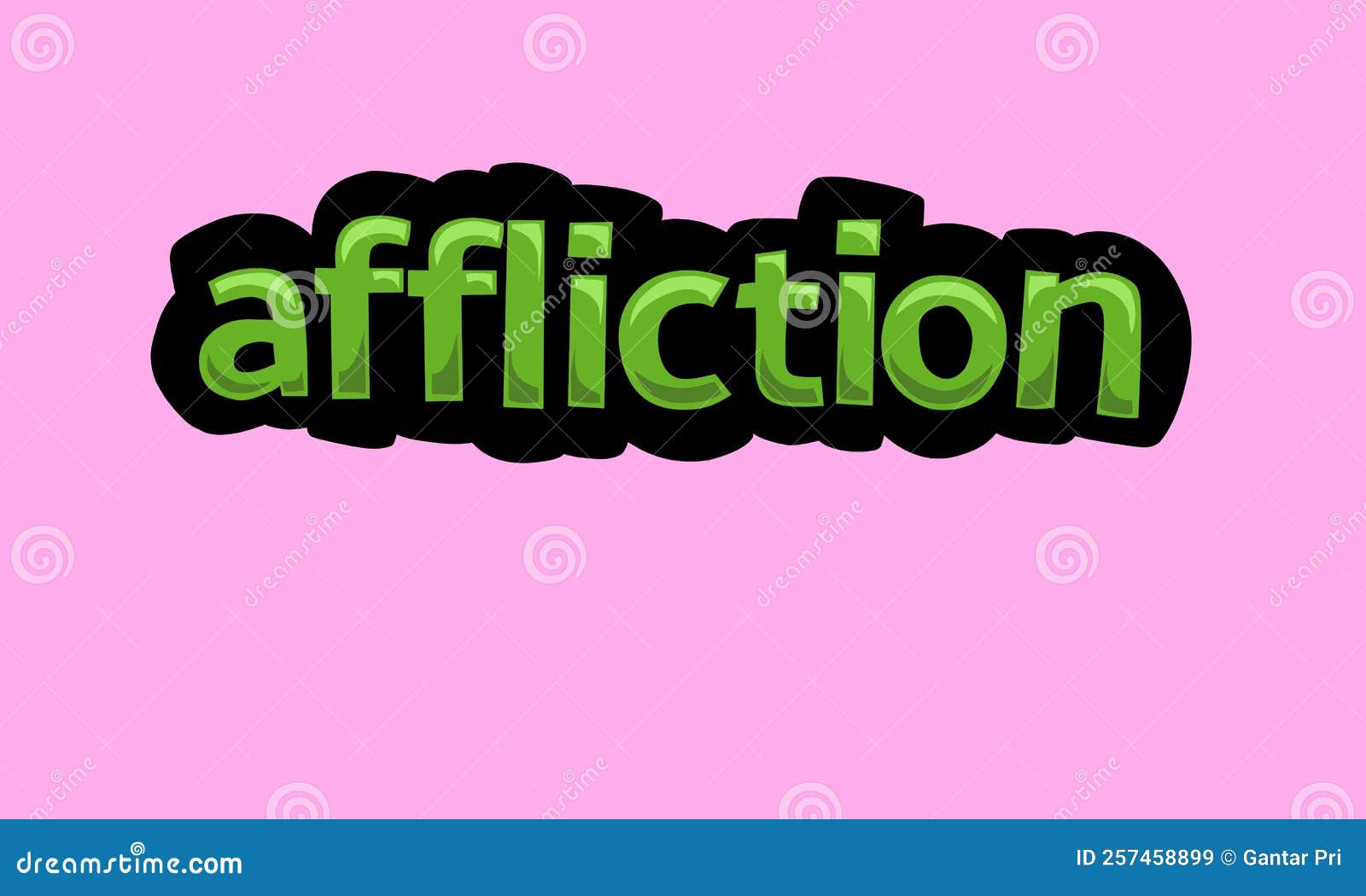 AFFLICTION Writing Vector Design On A Pink Background | CartoonDealer ...