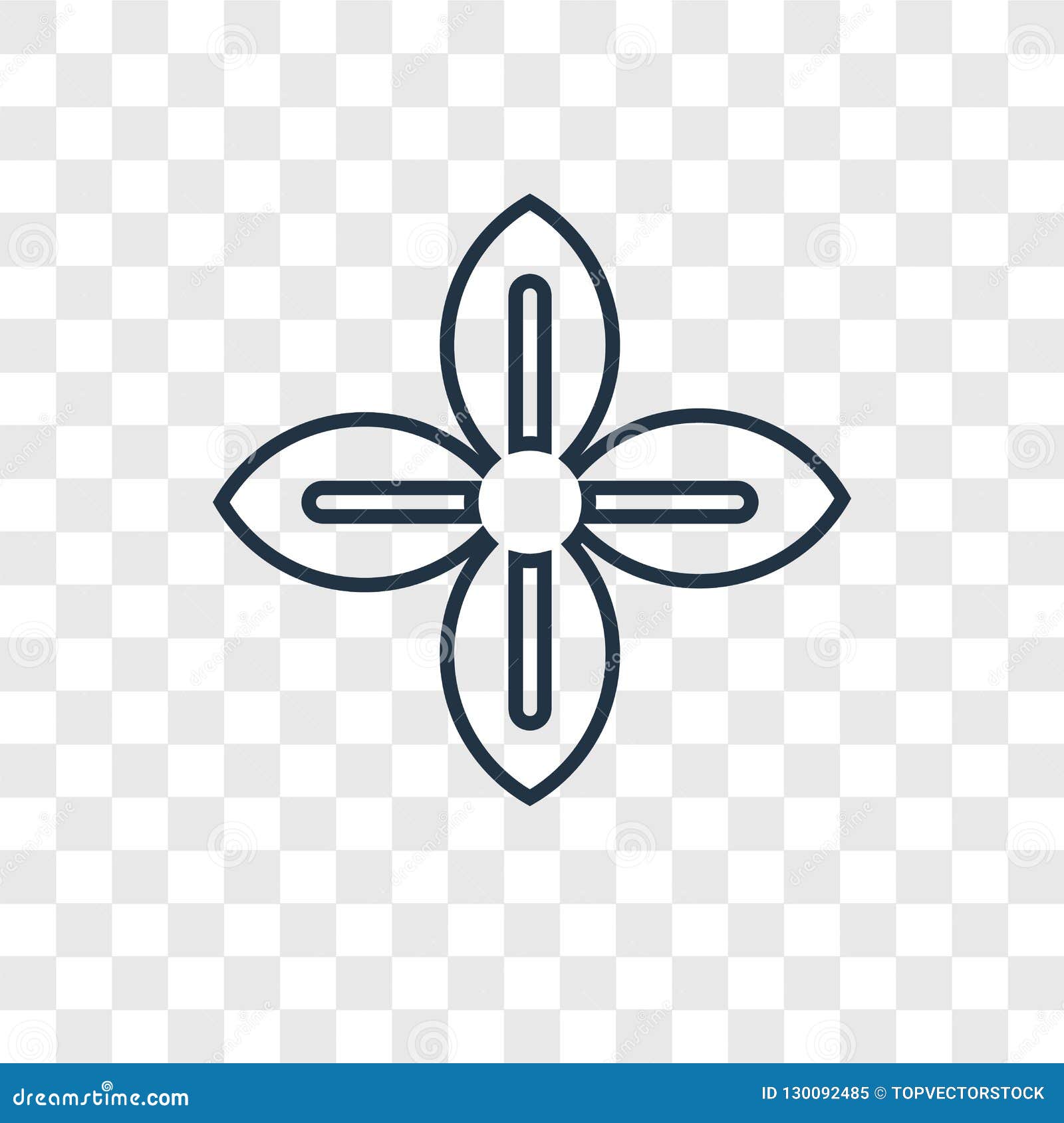 Affluence Concept Vector Linear Icon Isolated on Transparent Background ...