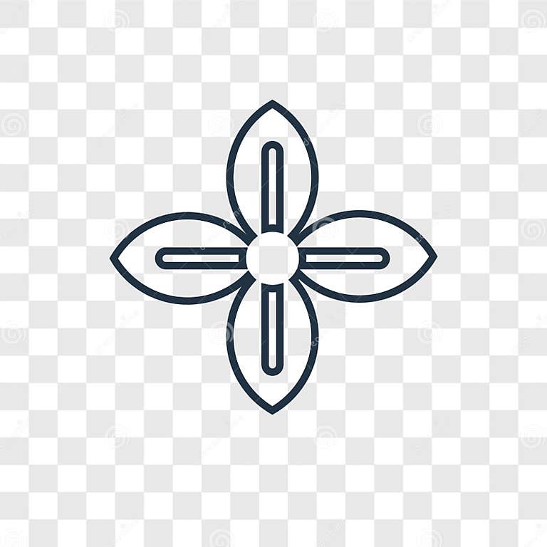 Affluence Concept Vector Linear Icon Isolated on Transparent Background ...