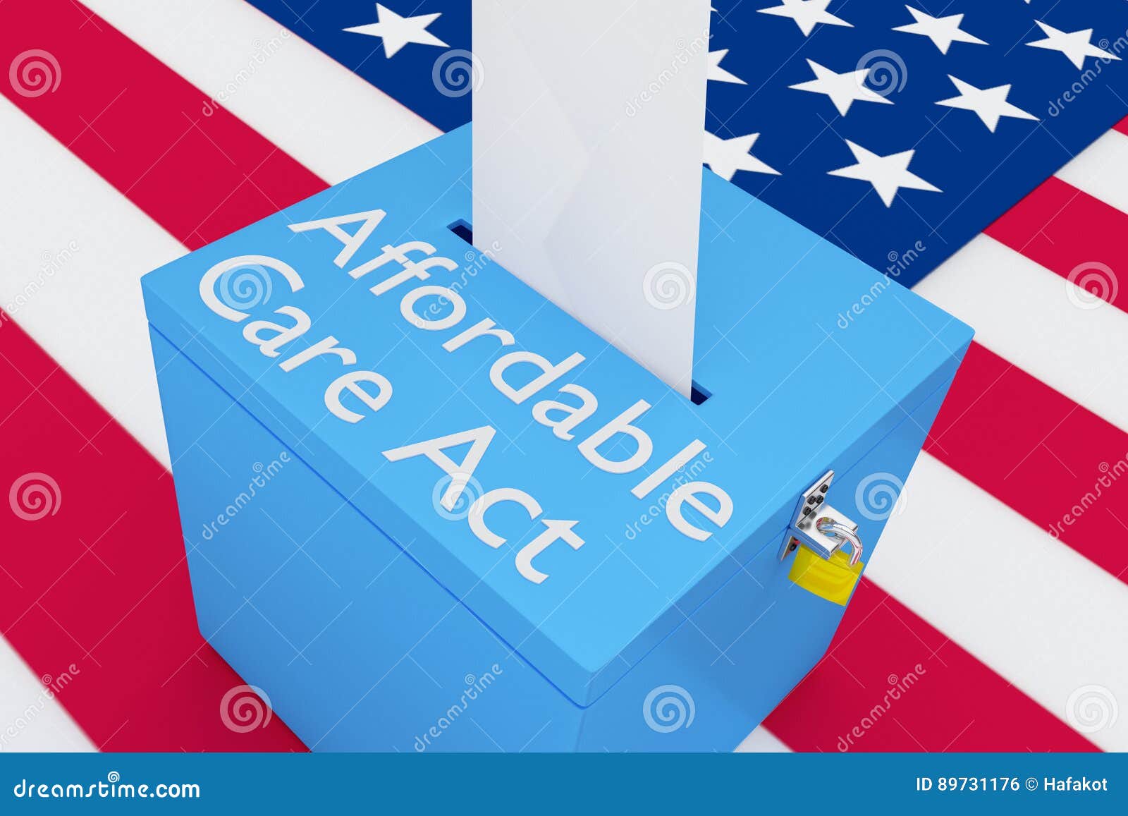 Affordable Care Act Concept Stock Illustration - Illustration of plans ...