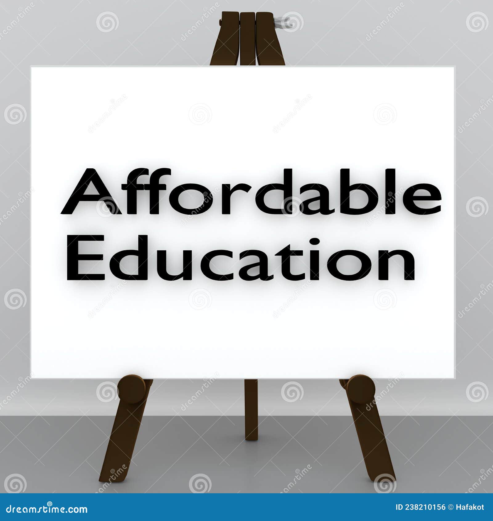 Affordable Education Concept Stock Illustration - Illustration of ...
