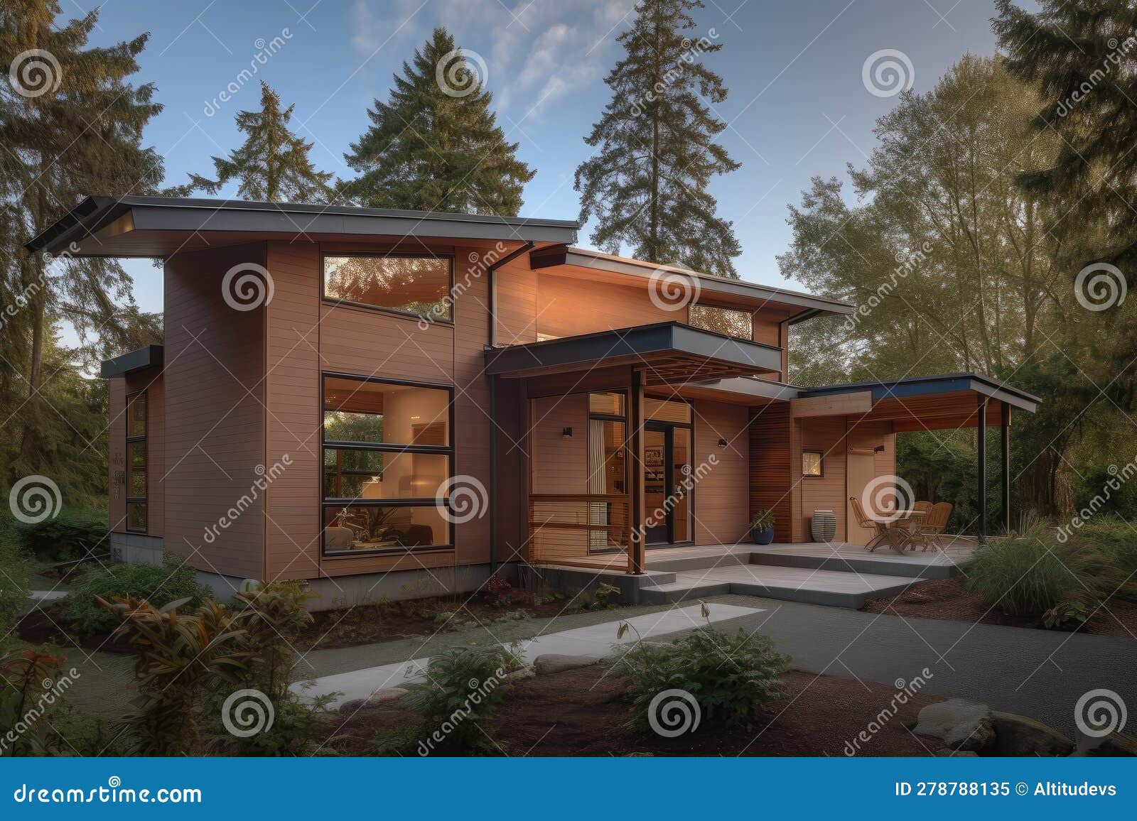 Affordable Residential Home with Sustainable Design Elements and Energy ...