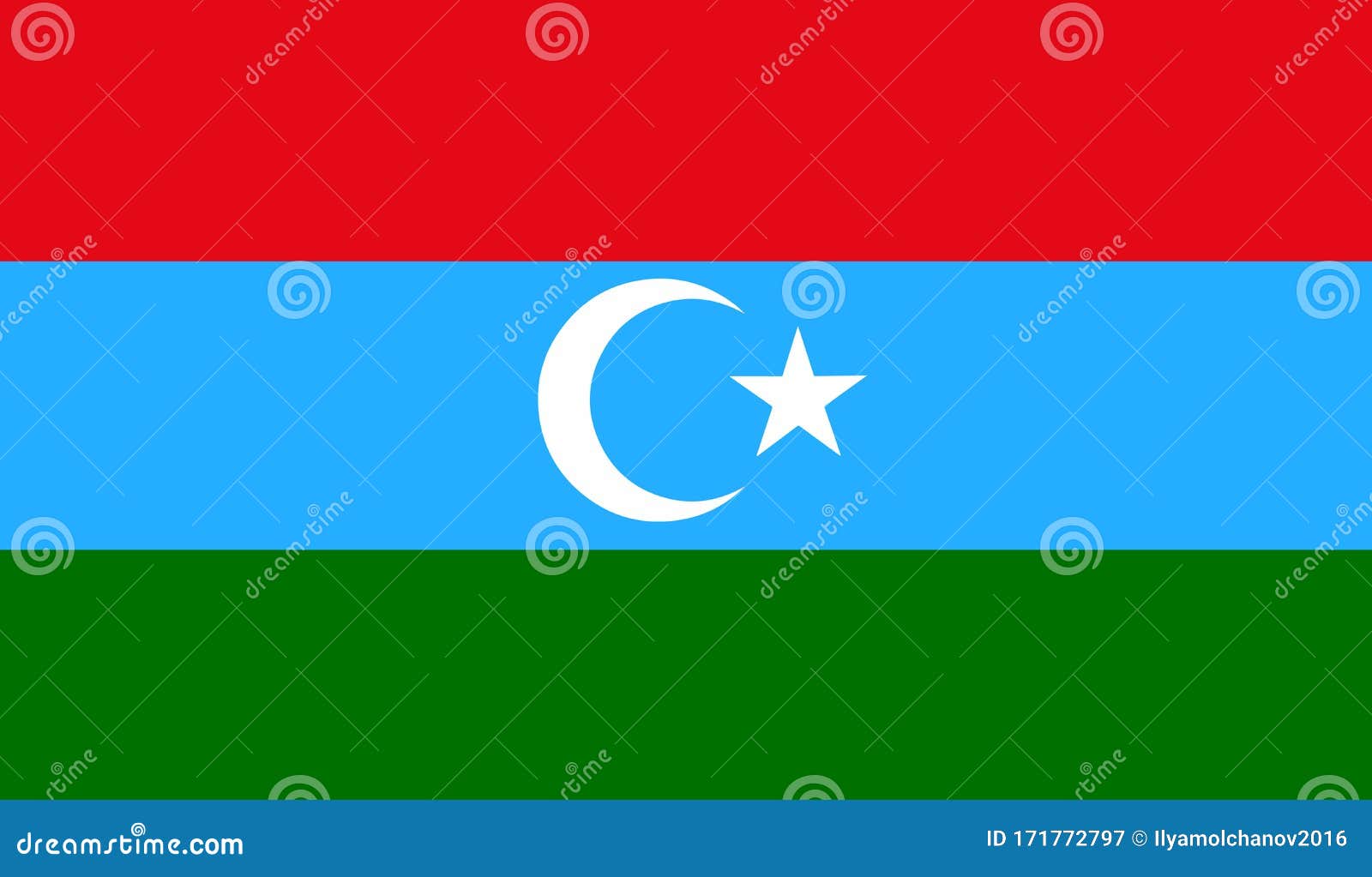 Turkestan Vector World Map City Illustration. Isolated On White ...