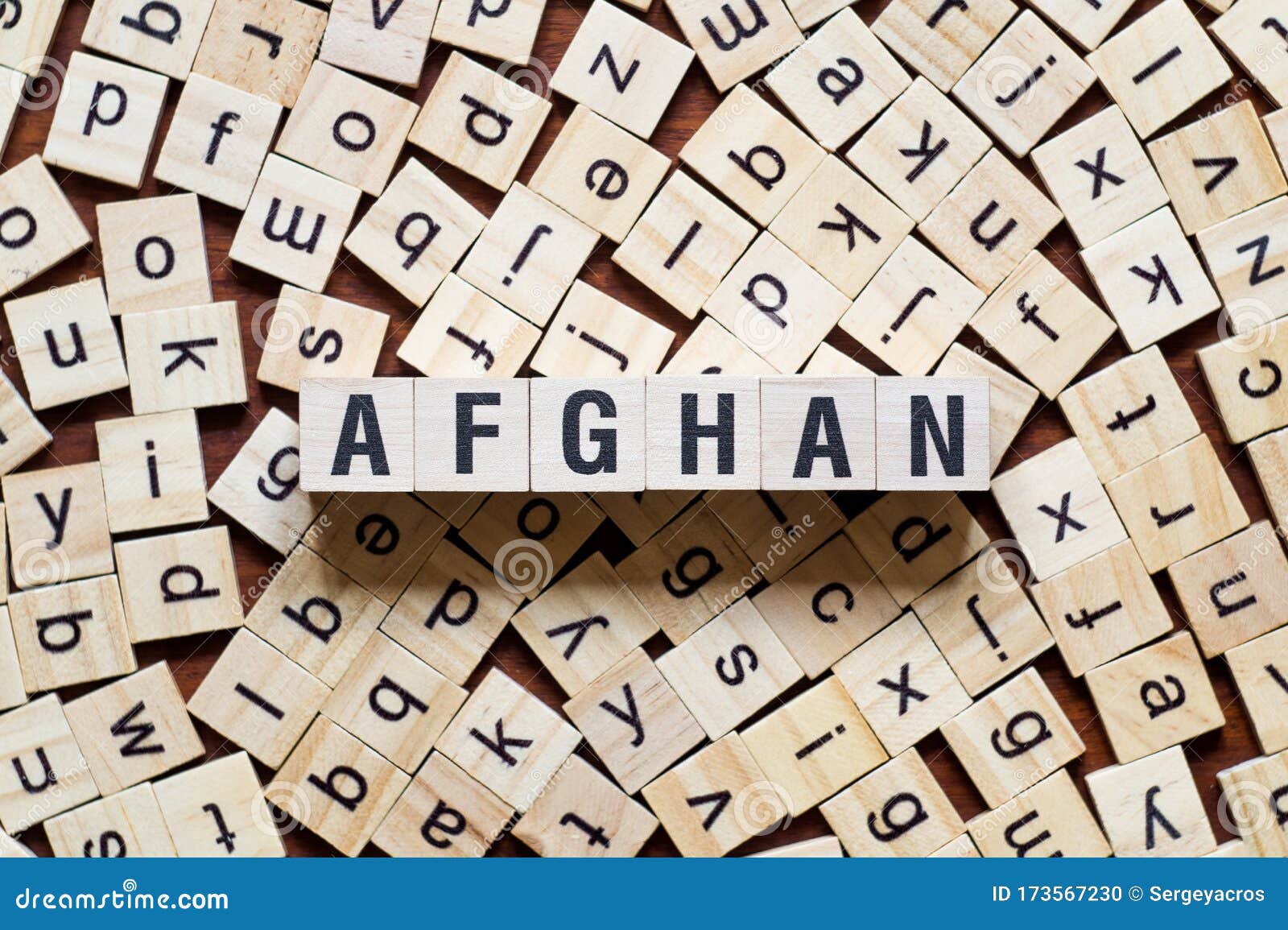 Afghan Word Concept on Cubes Stock Photo - Image of rendering, placard ...