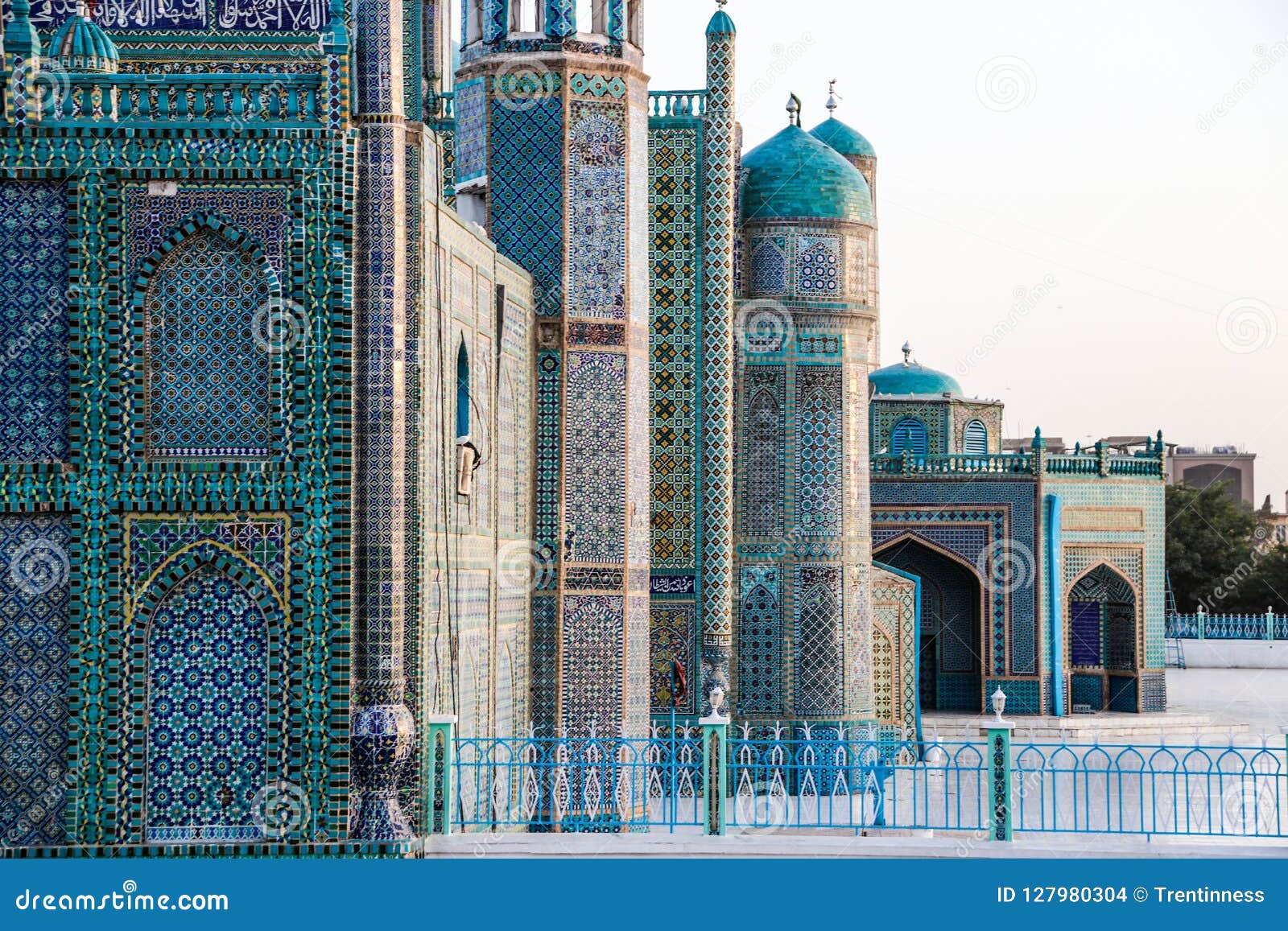 Afghanistan Blue Mosque in Mazar E Sharif in the North Editorial Stock ...