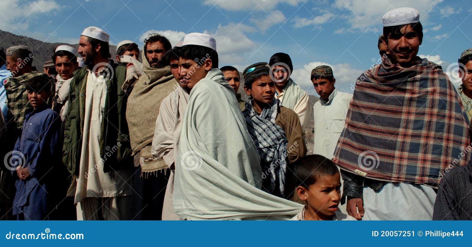 Afghans Gathered in Azra District, Logar Province Editorial Photo ...