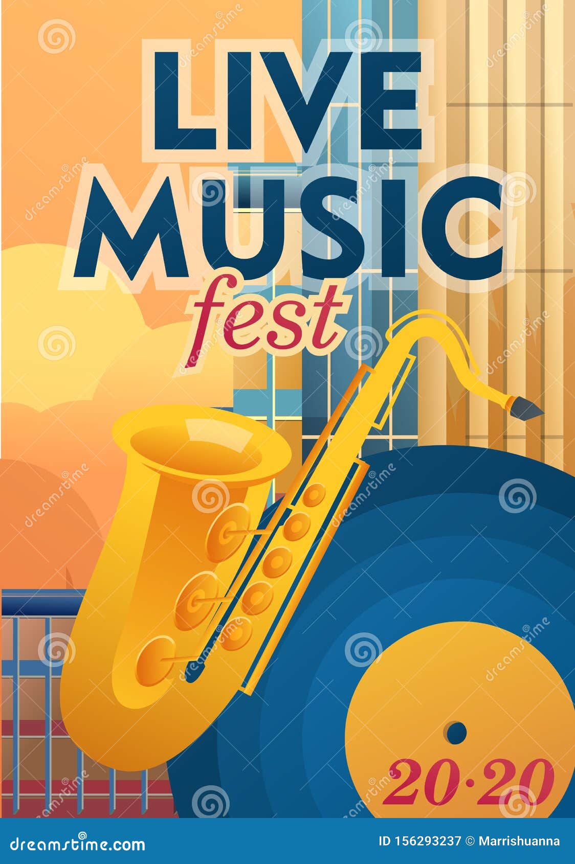 Afiche musical de jazz ilustración del vector. Ilustración de estallido ...